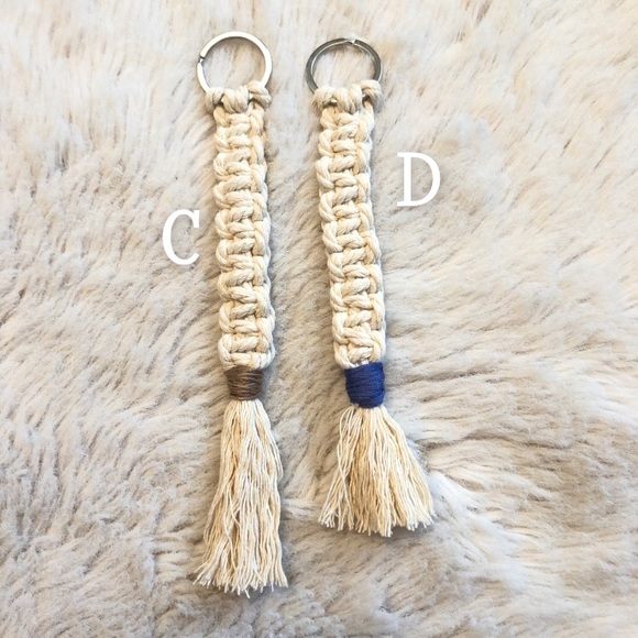 Accessories | Handmade Boho Macrame Tassel Keychains | Poshmark